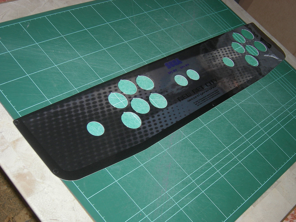 "NEW NET CITY CONTROL PANEL OVERLAY NOM-2001" (SEGA) scanned and ...