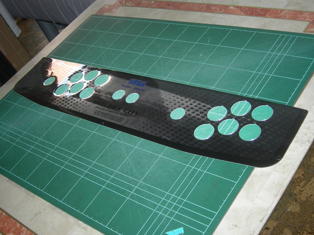 "NEW NET CITY CONTROL PANEL OVERLAY NOM-2001" (SEGA) scanned and ...