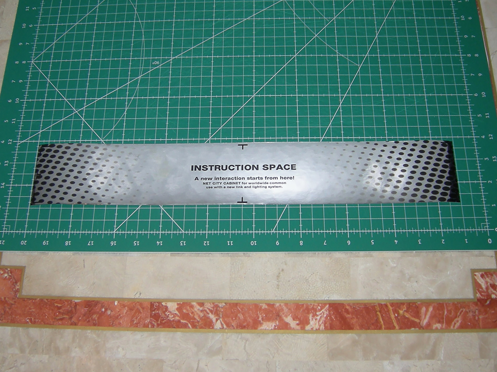 "New Net City Control Panel Overlay and Instruction Space" (SEGA ...