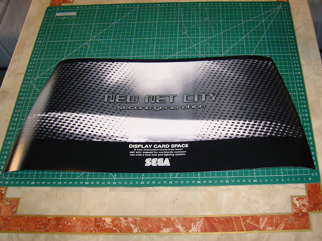 "New Net City Complete Artwork Set with small stickers" (SEGA) arcade ...