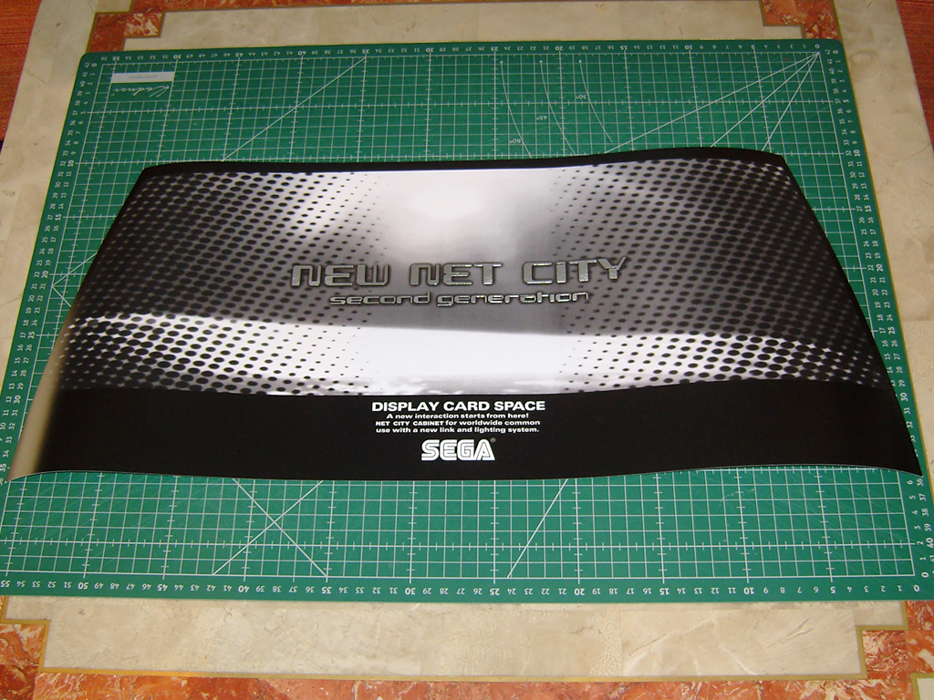 "New Net City Complete Artwork Set with Small Stickers" (SEGA) arcade ...