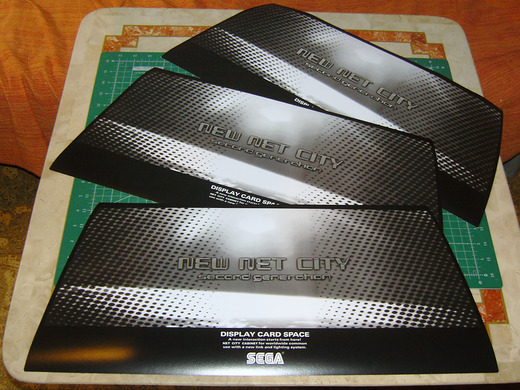 "New Net City Artwork And Other Stickers" (SEGA) printed reproduction ...