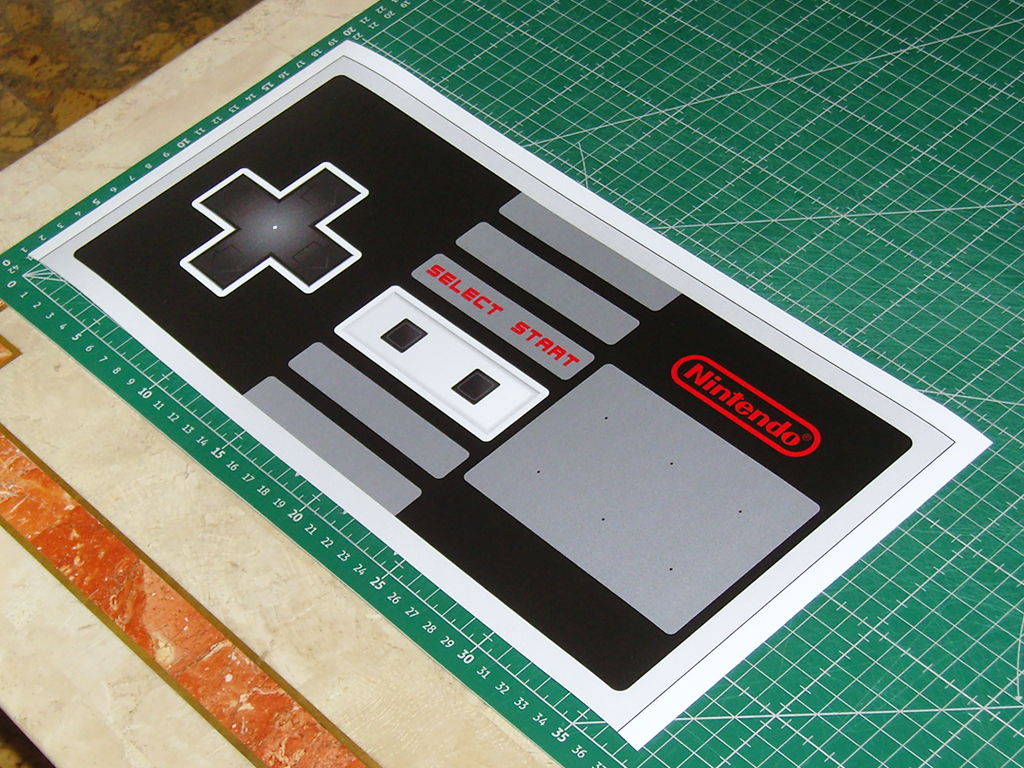 "Nintendo Nes Bartop Arcade Artworks" impresos para el usuario "vietscong"