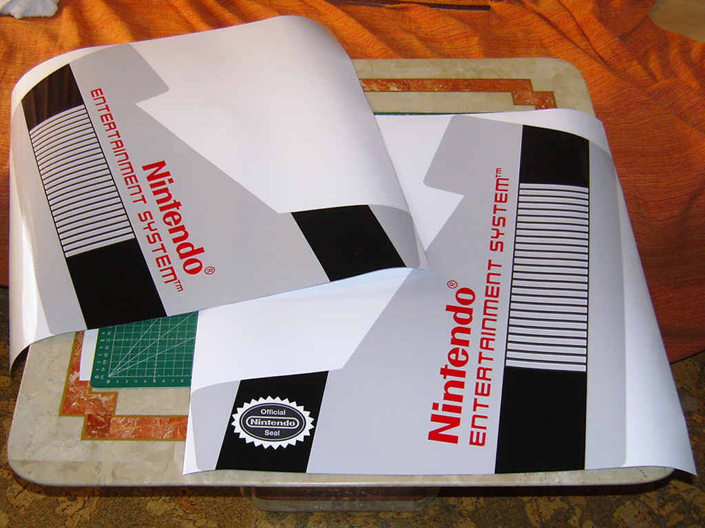 "Nintendo Nes Bartop Arcade Artworks" impresos para el usuario "vietscong"