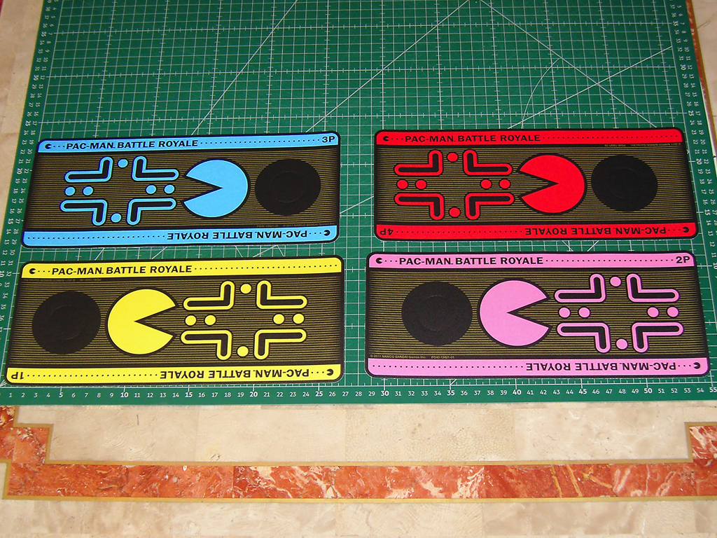 "Pacman Battle Royale Control Panel Overlays, Bezel, Start Button and ...