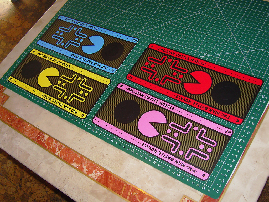 "Pacman Battle Royale Control Panel Overlays, Bezel, Start Button and ...