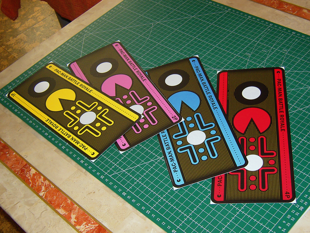 "Pacman Battle Royale Control Panel Overlays, Bezel, Start Button and ...