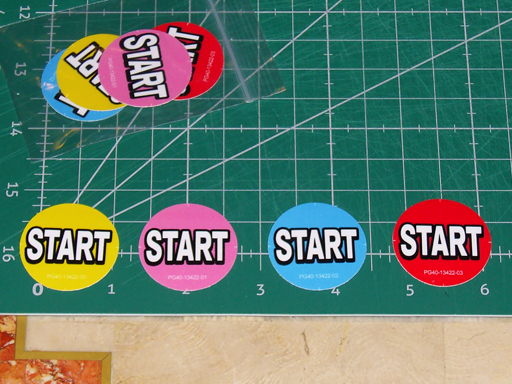 "PACMAN BATTLE ROYALE START BUTTON ARTS PG40-13422-00, PG40-13422-01 ...