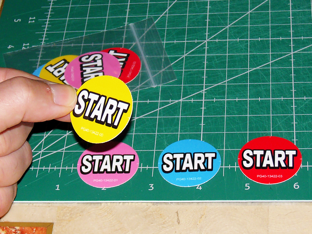 "PACMAN BATTLE ROYALE START BUTTON ARTS PG40-13422-00, PG40-13422-01 ...