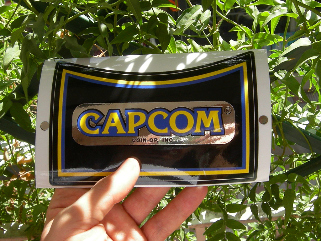"Pinball Magic Apron" (CAPCOM) printed in vinyl for Mike