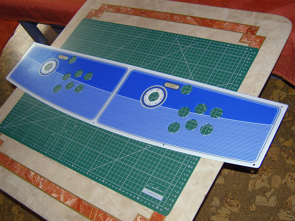 "Professional Control Panel Plastic Cover+Art" mounting process for ...