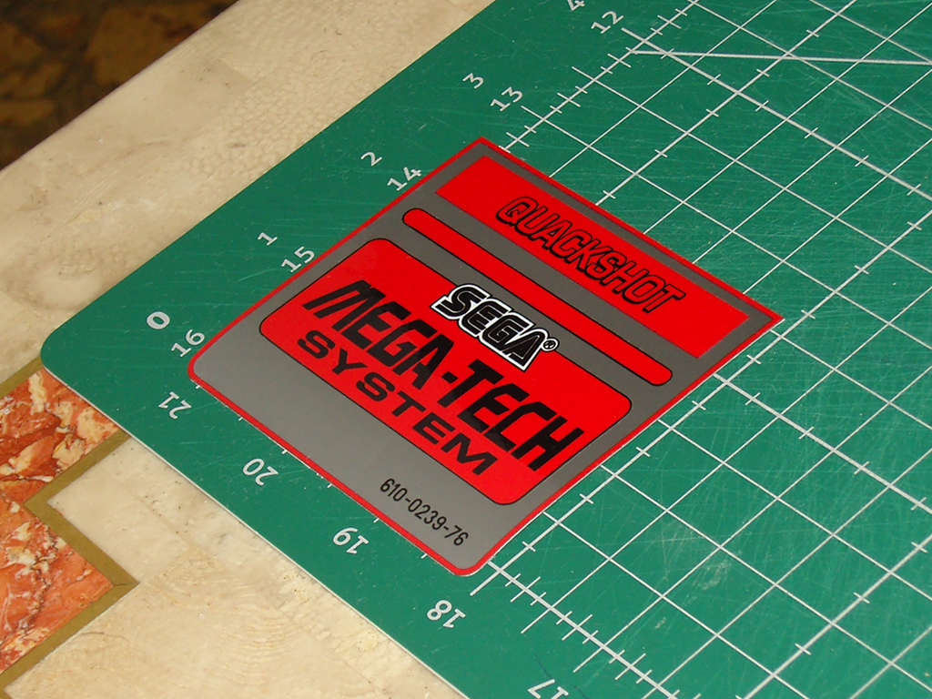 "Quackshot Mega-Tech System Custom Cartridge Labels" (SEGA) for New Megadrive / Genesis ...