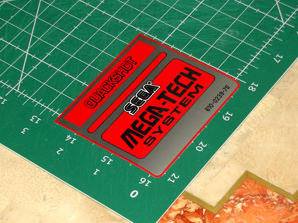 "Quackshot Mega-Tech System Custom Cartridge Labels" (SEGA) for New Megadrive / Genesis ...