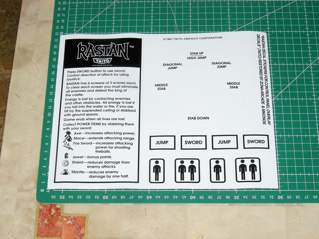 "Bionic Commando Side Arts" (CAPCOM) y "Rastan Button and Joystick ...