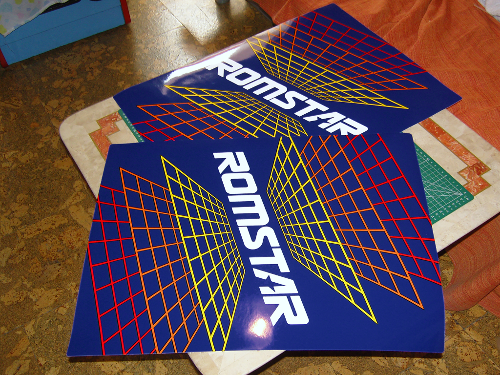 Arkanoid All Arcade Artwork Set" (ROMSTAR) reproductions printed on ...