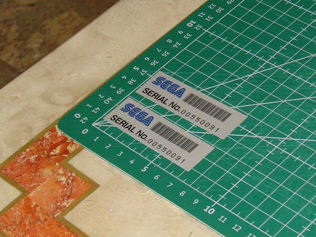 "New Net City Complete Artwork Set with Small Stickers" (SEGA) arcade ...