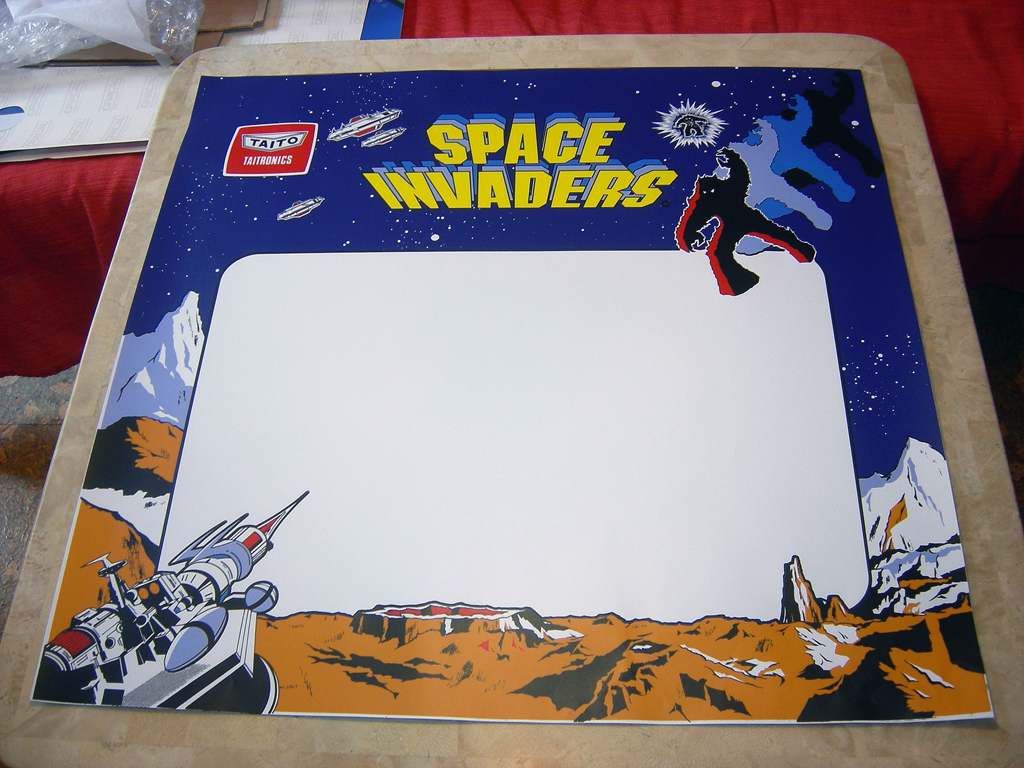 "SPACE INVADERS TAITO BEZEL" Pefect Restoration! Mikonos & Zona Arcade