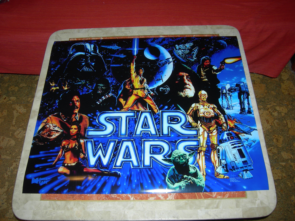 "STAR WARS PINBALL TRANSLITE" (DATA EAST). Restored by Zona Arcade ...