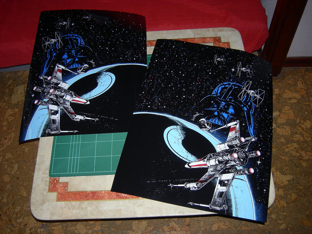 "Star Wars Atari Style" printed for Eden´s arcade bartop