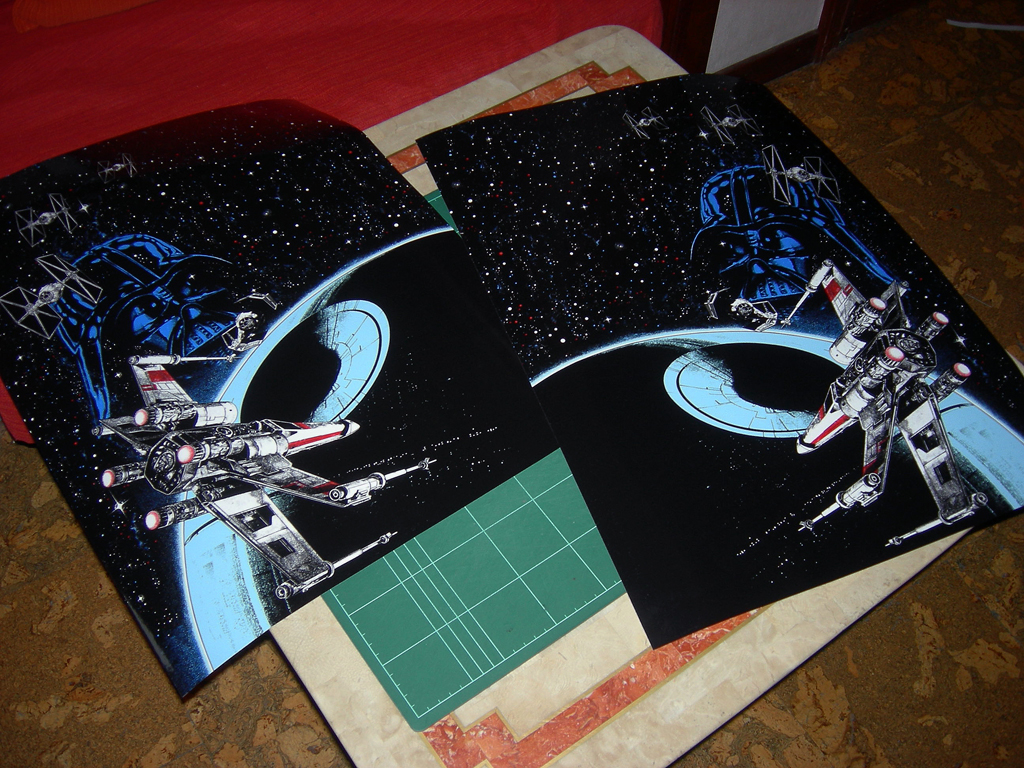 "Star Wars Atari Style" printed for Eden´s arcade bartop