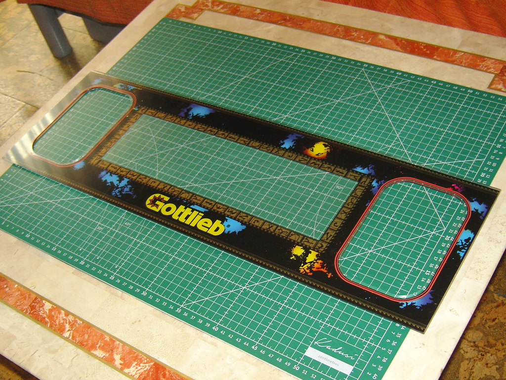 "STARGATE PINBALL SPEAKER PANEL" (GOTTLIEB) artwork scanned file at 600 ...