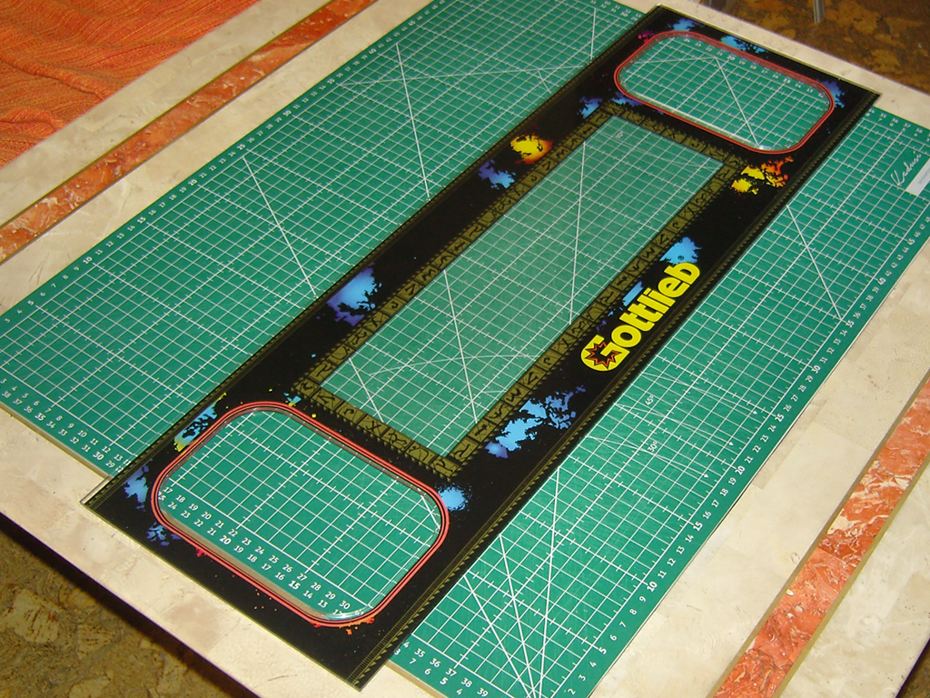 "STARGATE PINBALL SPEAKER PANEL" (GOTTLIEB) artwork scanned file at 600 ...