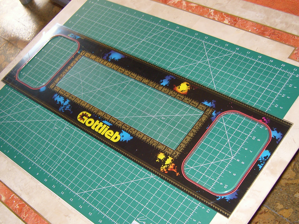 "Stargate Pinball Speaker Panel Plastic + Artwork" (GOTTLIEB ...