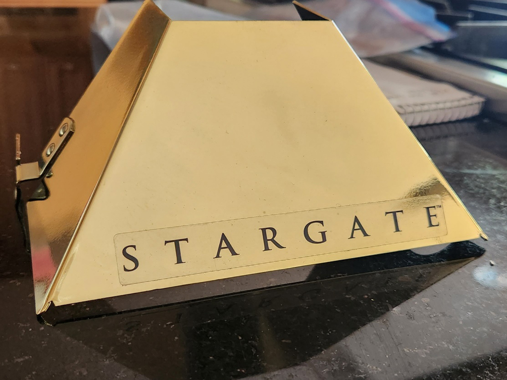 "STARGATE PINBALL - TRANSPARENT STARGATE PYRAMID DECAL 30740" (GOTTLIEB ...