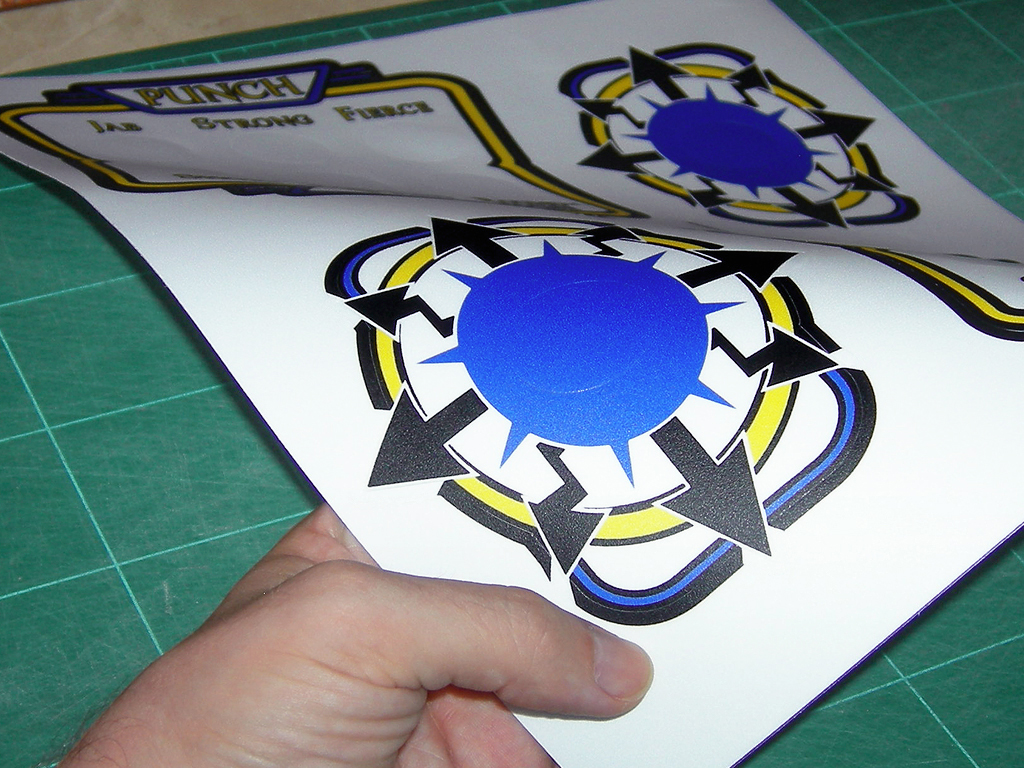 “STREET FIGHTER ALPHA 3 DECAL STICKERS FOR CONTROL PANEL OVERLAY ...