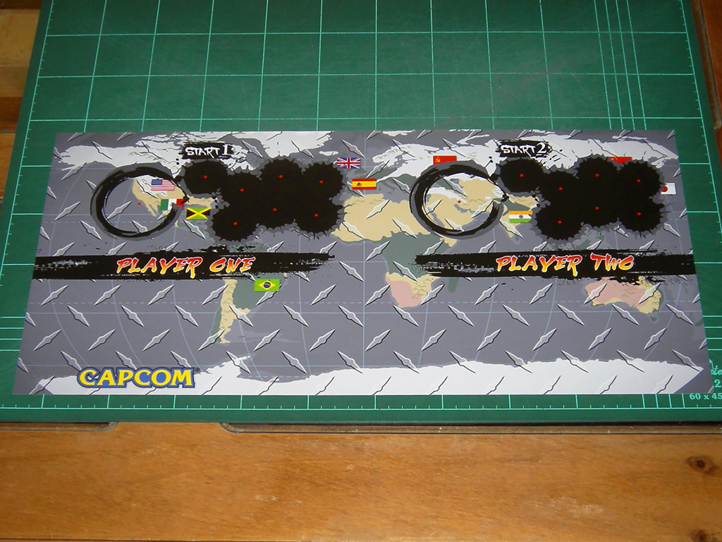 "Street Fighter Metal Cab" (CAPCOM) artes arcade para la recreativa ...