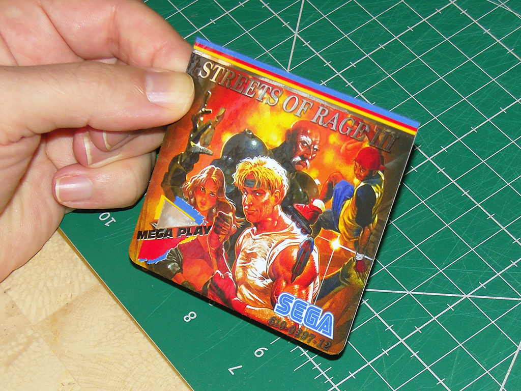 "Streets of Rage III Custom Mega Play Cartridge Stickers" (SEGA ...
