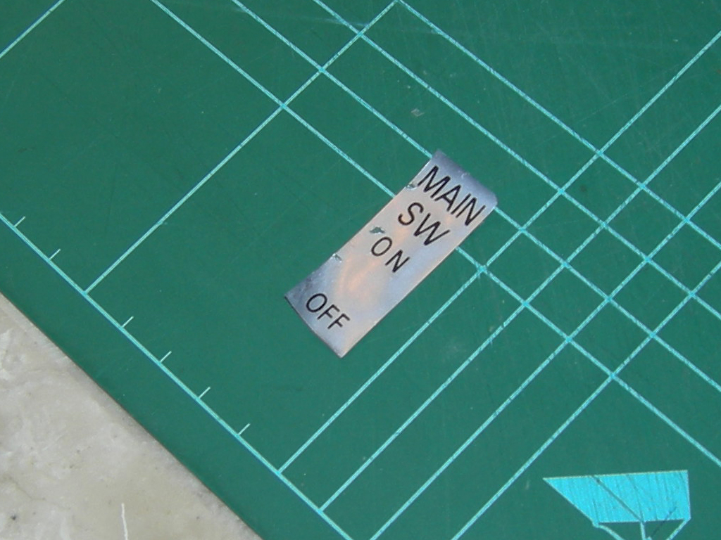 "ASTRO CITY MAIN SWITCH ON-OFF STICKER 421-8324" for SEGA Cabinet ...