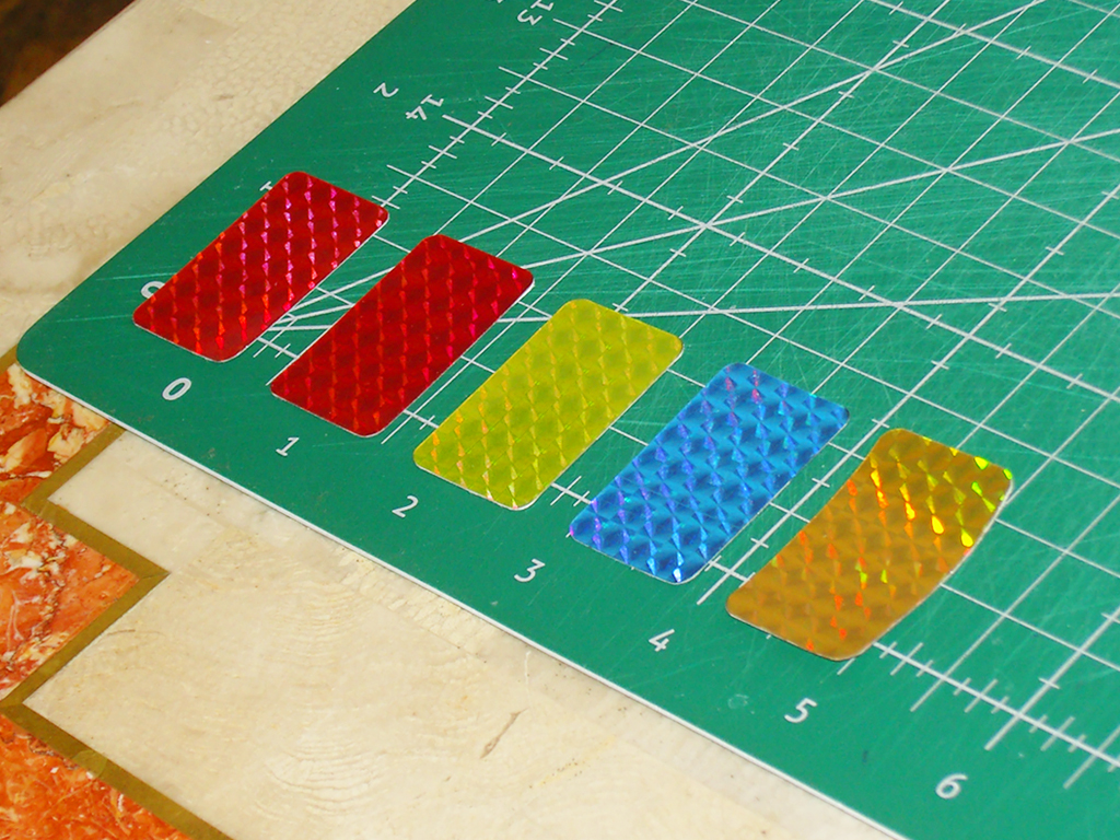 "Swords of Fury Pinball Custom Holographic Targets Stickers and Spinner ...