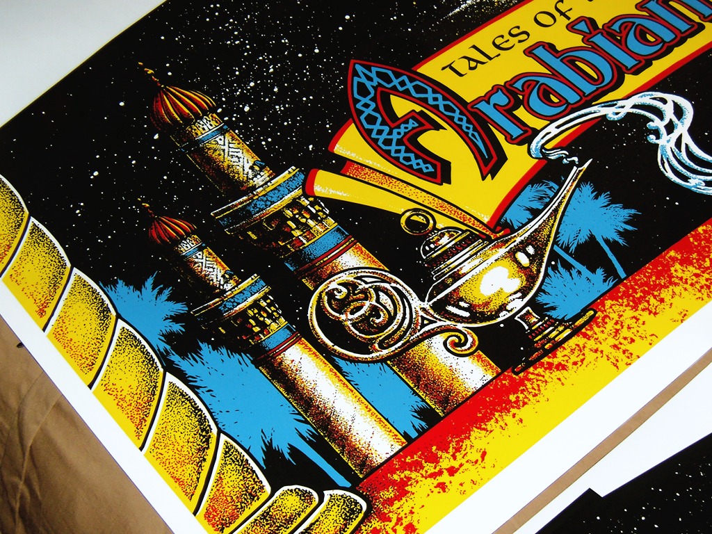 "Tales Of Arabian Nights Pinball Decals" (WILLIAMS) reproduction ...