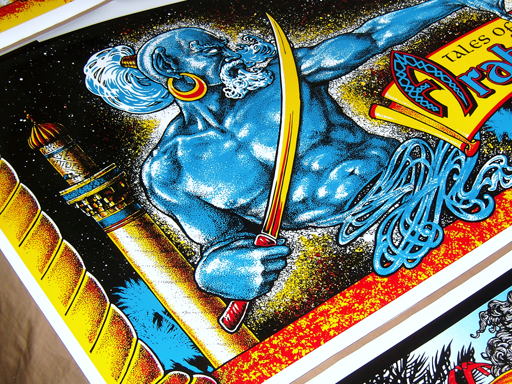 "Tales Of Arabian Nights Pinball Decals" (WILLIAMS) reproduction ...