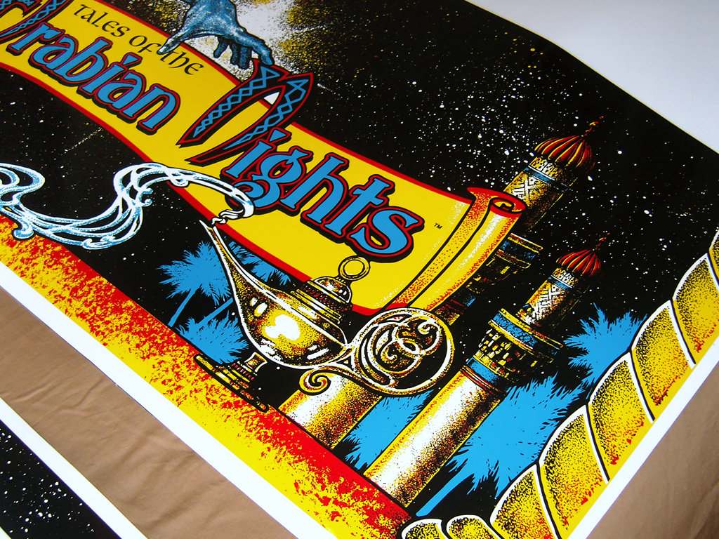 "Tales Of Arabian Nights Pinball Decals" (WILLIAMS) reproduction ...
