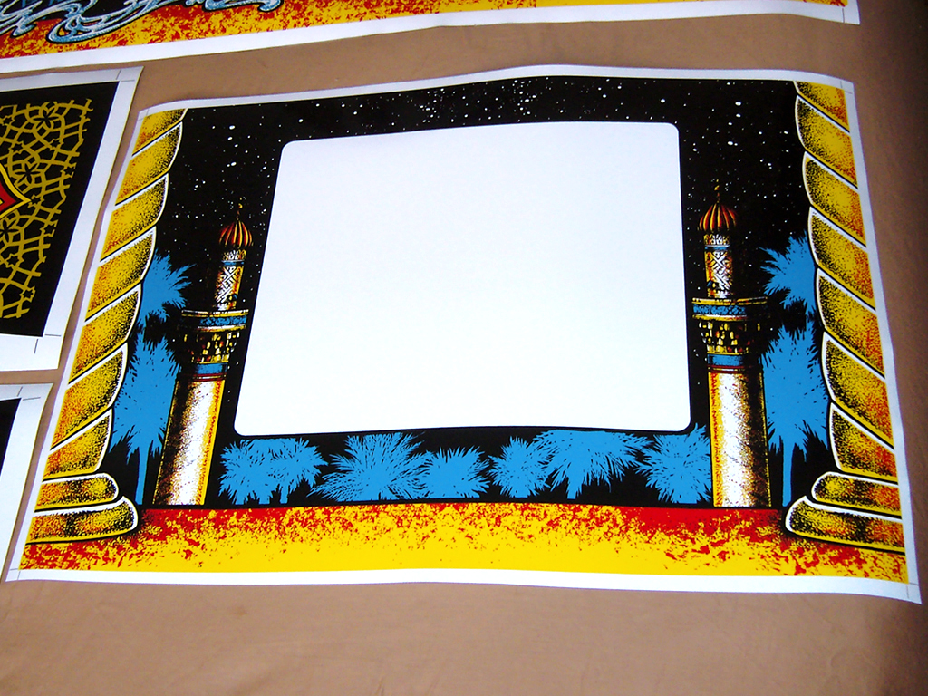 "Tales Of Arabian Nights Pinball Decals" (WILLIAMS) reproduction ...