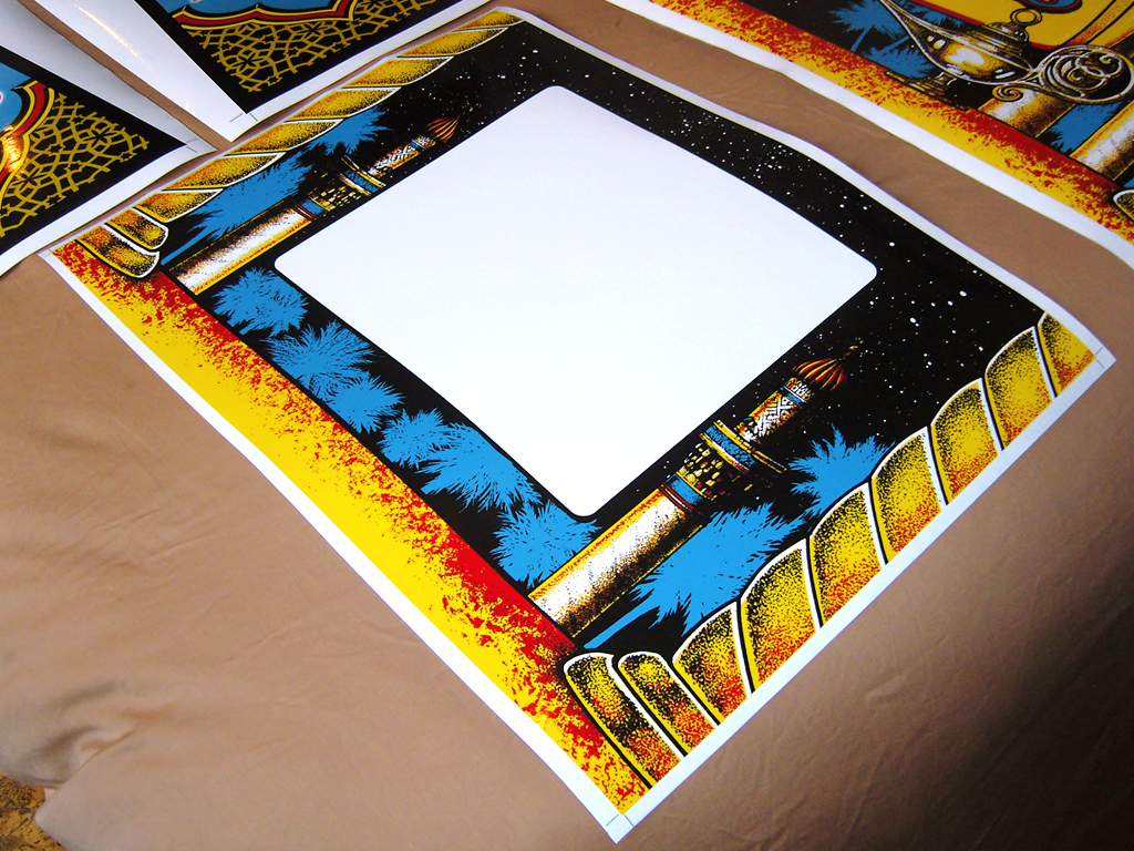 "Tales Of Arabian Nights Pinball Decals" (WILLIAMS) reproduction ...