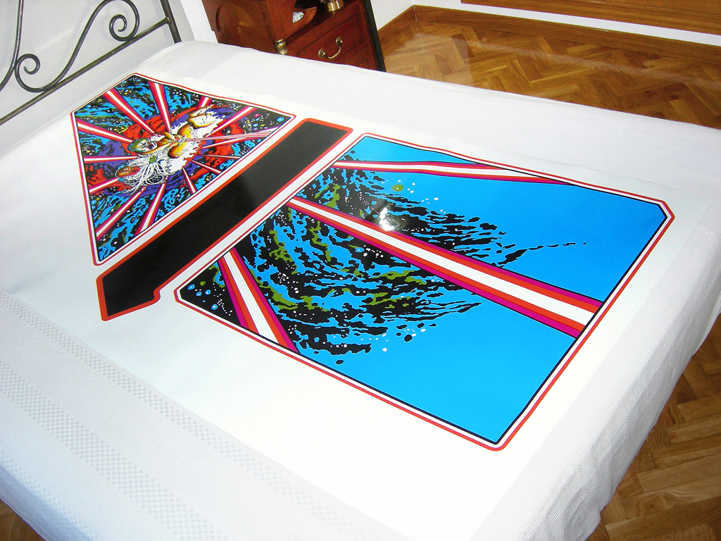 "TEMPEST SIDE ARTS" (ATARI). Arcade Artwork restored by Zona Arcade and ...