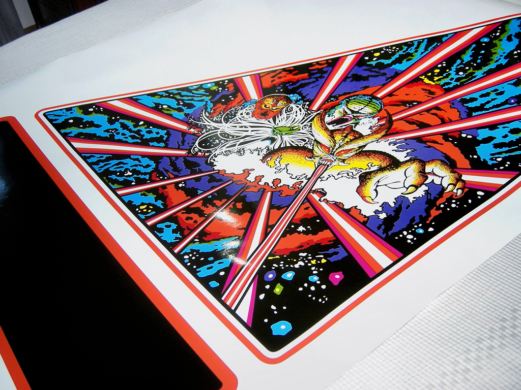 "TEMPEST SIDE ARTS" (ATARI). Arcade Artwork restored by Zona Arcade and ...