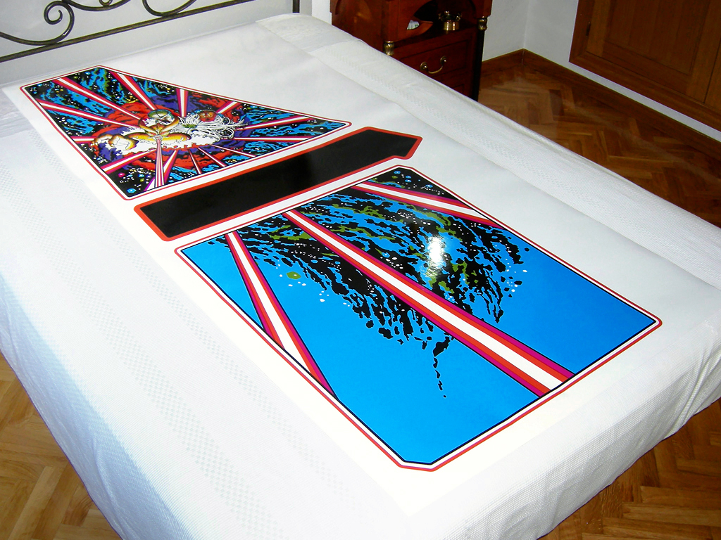 "TEMPEST SIDE ARTS" (ATARI). Arcade Artwork restored by Zona Arcade and ...