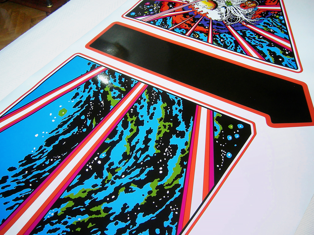 "TEMPEST SIDE ARTS" (ATARI). Arcade Artwork restored by Zona Arcade and ...