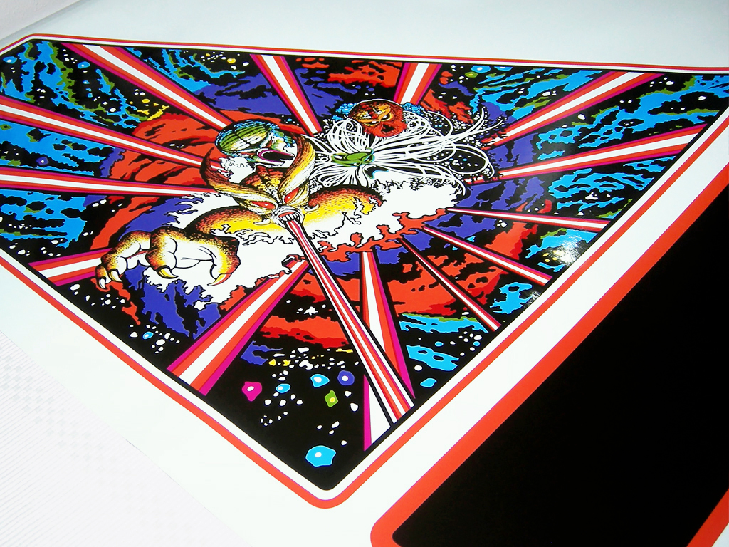 "TEMPEST SIDE ARTS" (ATARI). Arcade Artwork restored by Zona Arcade and ...