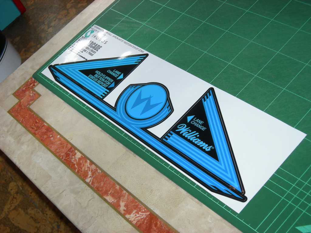 "TERMINATOR 2 COMPLETE PINBALL APRONS SET" (WILLIAMS) restored by Zona ...