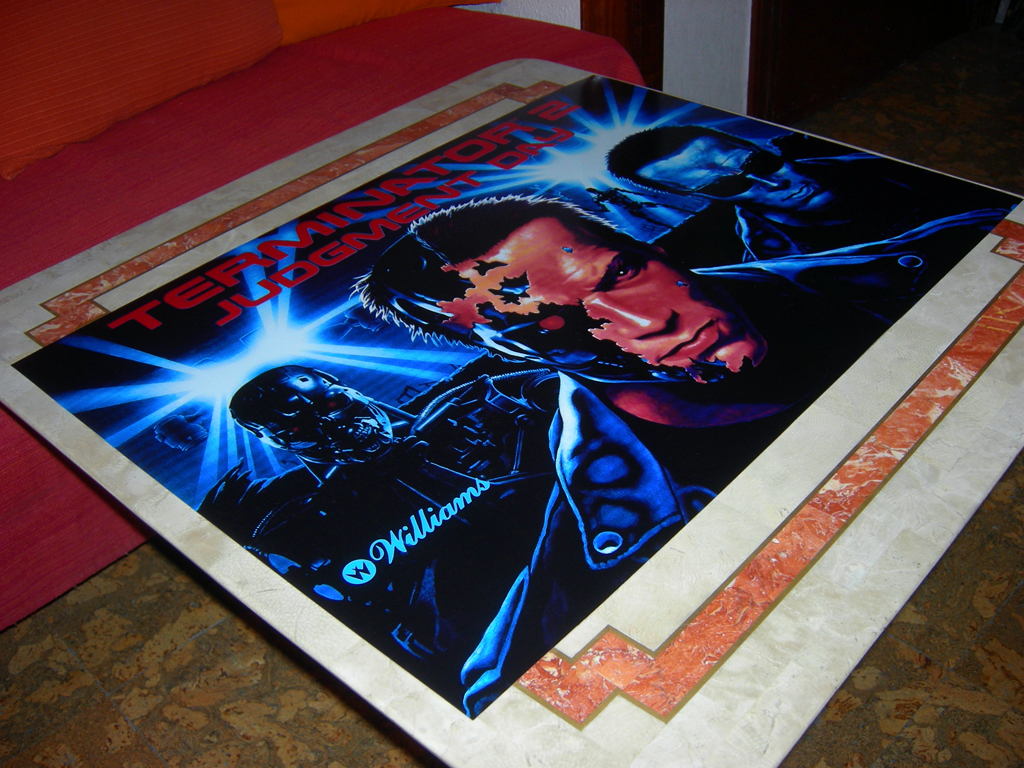 "TERMINATOR 2 TRANSLITE" for WILLIAMS PINBALL restored Zona Arcade ...