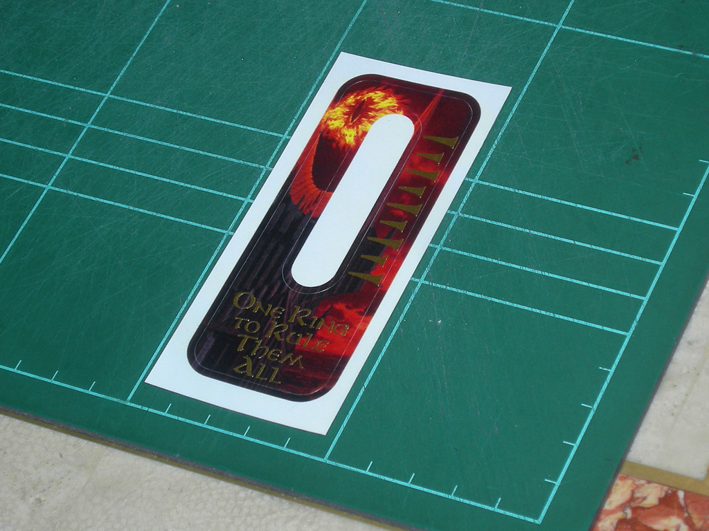 "The Lord of the Rings Custom Pinball Aprons Project". By Mikonos ...