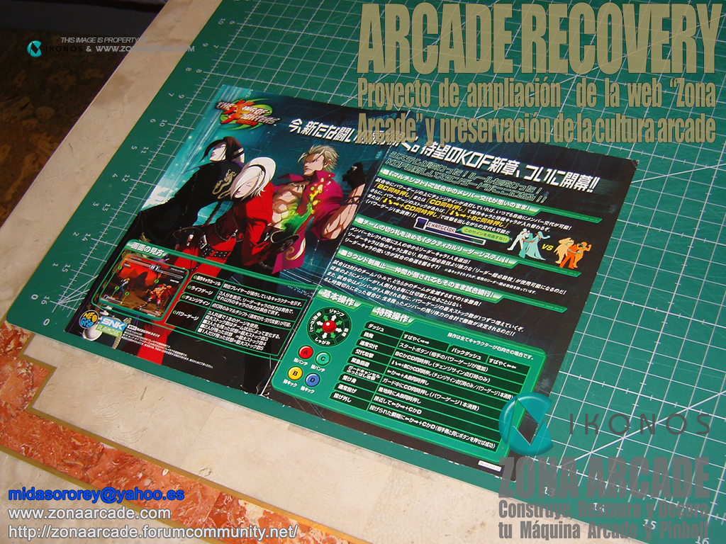 Original "THE KING OF FIGHTERS 2003 MINI-POSTER / MARQUEE / BIG FLYER ...