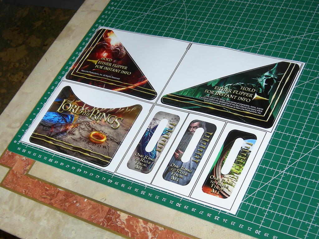 "The Lord of the Rings Custom Pinball Apron Set4" designed by Mikonos ...