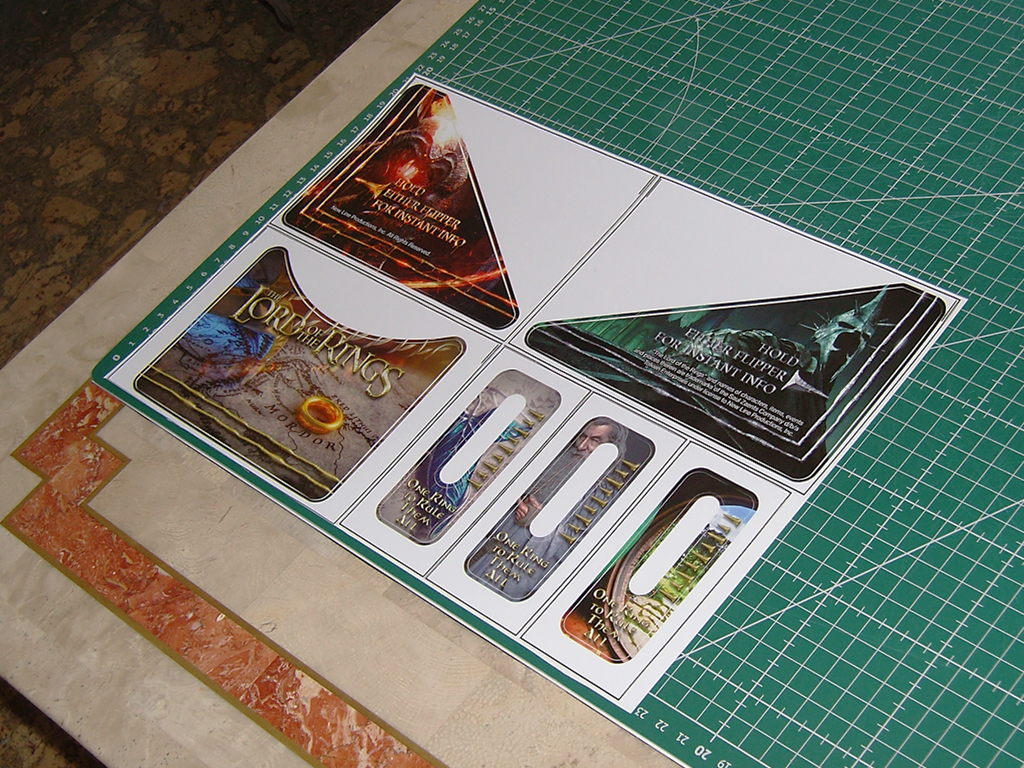 "The Lord of the Rings Custom Pinball Apron Set 4 - Special Effects ...