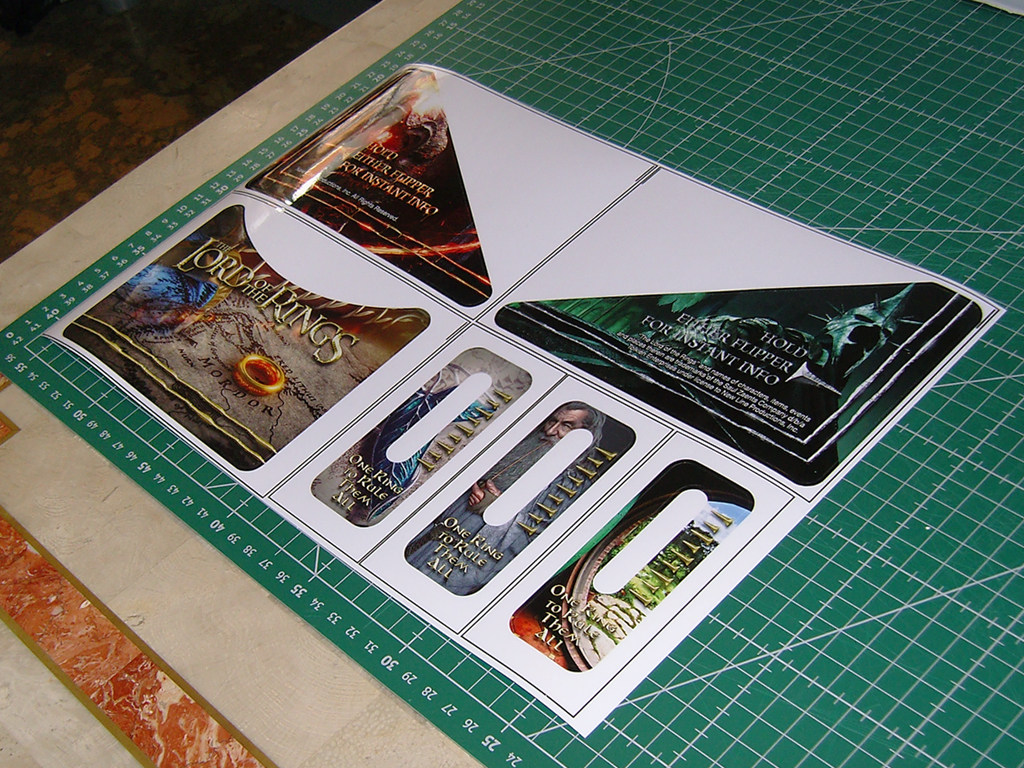 "The Lord of the Rings Custom Pinball Apron Set 4 - Special Effects ...